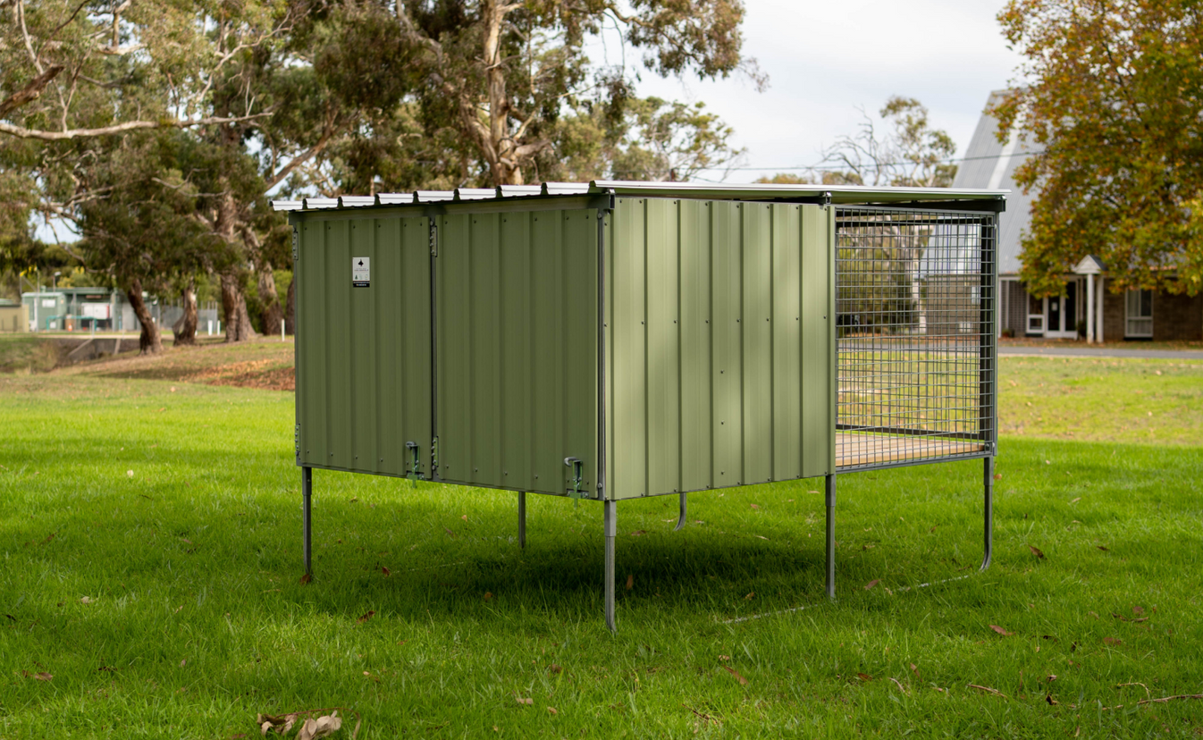 Premium 2 Bay - Assembled – Raised Run Dog Kennels